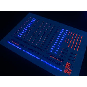 ANSAI Decals Decal Fluorescent fits Hobby RG 1/144 Hi Nu Hi v Scale Model kit