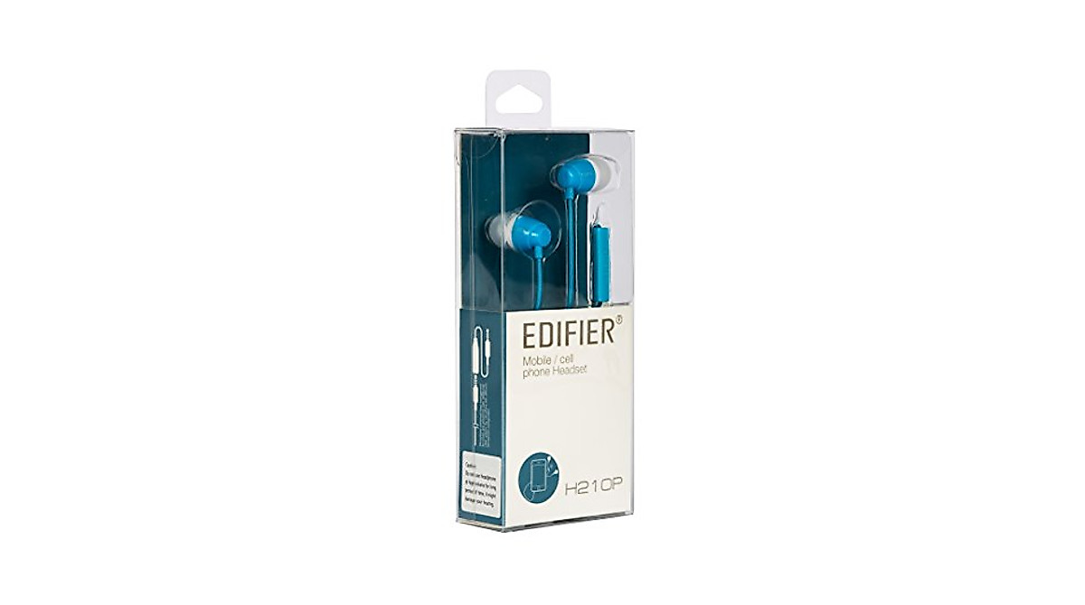 Edifier P210 in-Ear Headphones with Mic for Mobile Headset - Blue — 🛍️ ...