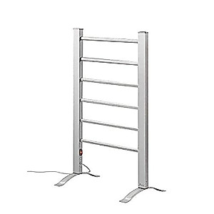Pursonic TW300 6-Bar Freestanding or Wall Mountable Towel Warmer,Silver
