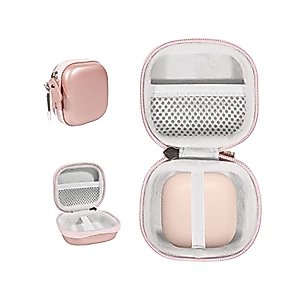 Alltravel Earbuds Case for Beats Fit Pro - True Wireless Noise Cancelling Earbuds (Rose Gold)