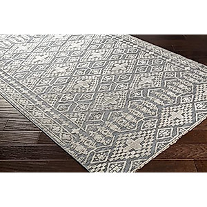 Mark&Day Area Rugs, 8x10 Haalweide Traditional Medium Gray Area Rug, Grey Cream Carpet for Living Room, Bedroom or Kitchen (8' x 10')