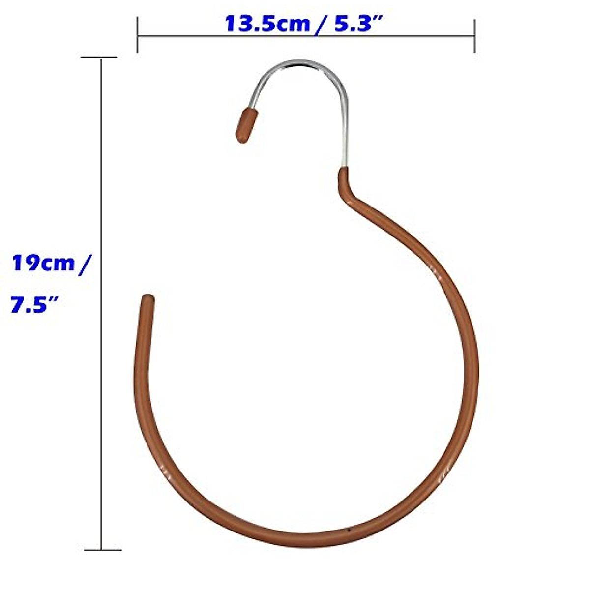 Home Storage Set of 5 Belt Ring Hanger Portable Multi-use Closet Organizer for Belts Ties Scarves