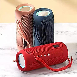 TGUCITESEN Portable Bluetooth Speaker Waterproof IPX4 Wireless Speaker，Good Bass, Shower, Kayak, Beach Accessories, Gifts for Men Women (Gray)