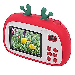 Deryang Cute Kids Camera, Push Type Design Practical Toys Kid Camera 18 Million HD for Indoor for Outdoor