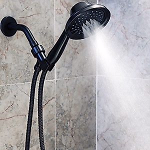 Universal 60 Inch Flexible Shower Hose - Extra Long, Stainless Steel, Double-Buckle For Handheld Showerhead - Oil-Rubbed Bronze