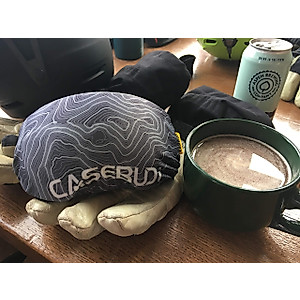 CASEBUDi Goggle Cover for Ski Snowboarding Motocross Paintball or Any Other Goggles (Topo)