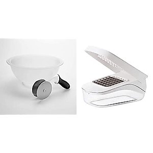 Efficiently slice vegetables and cheese with this stainless steel chopper