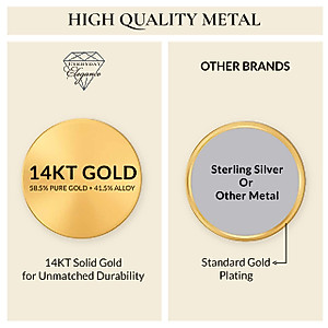 Everyday Elegance 14K Solid Yellow Gold Stud Earrings Round "Halo" Cubic Zirconia Screw Back Posts 1.20 CTW With Gift Box