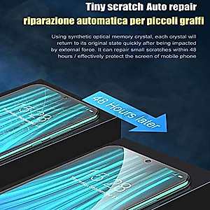 Iiseon High Sensitivity Protective Film for TCL 20 Pro 5G, 2 Pieces Transparent Soft Hydrogel Screen Protectors for TCL 20 Pro 6.67" [NO Tempered Glass] [Clear HD]