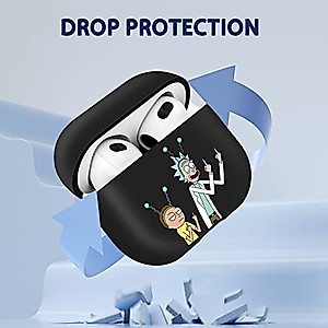 JoySolar for Airpods 3 Case Cute Cartoon Cool Unique Silicone Cases for Apple Airpod Air Pods 3rd Gen Cover Kawaii Fun Funy Fashion Design Soft IMD Shell for Girls Boys Girly (Friendly Gestures)