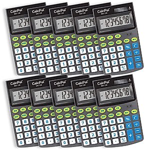 EAI Education CalcPal EAI-130 Basic Calculator - Set of 10