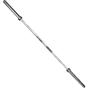 CAP Barbell 44 lb Olympic 7 ft Bar, 28mm Grip Diameter, Bronze Bushings, Chrome