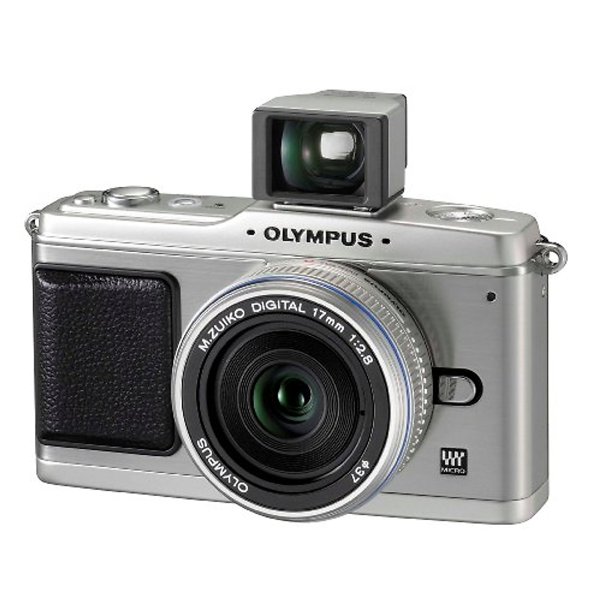 Olympus PEN E-P1 12.3 MP Micro Four Thirds Interchangeable Lens Digital Camera with 3-inch LCD and Silver 14-42mm f/3.5-5.6 Zuiko Digital Zoom Lens (Silver)