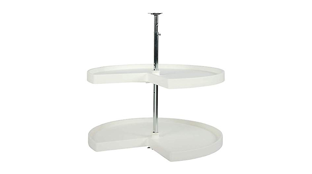 Knape & Vogt 28-in Kidney-Shaped Lazy Susan for Corner Cabinets