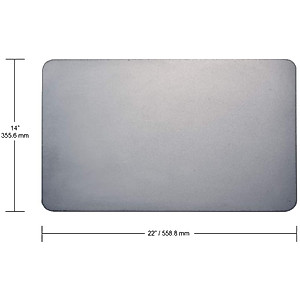 Darebuilt Metal Works Pizza Steel 22 inch x 14 - Durable Stone For Oven or Grill- Baking and Bread, Griddle Cooking (22 1/4 )