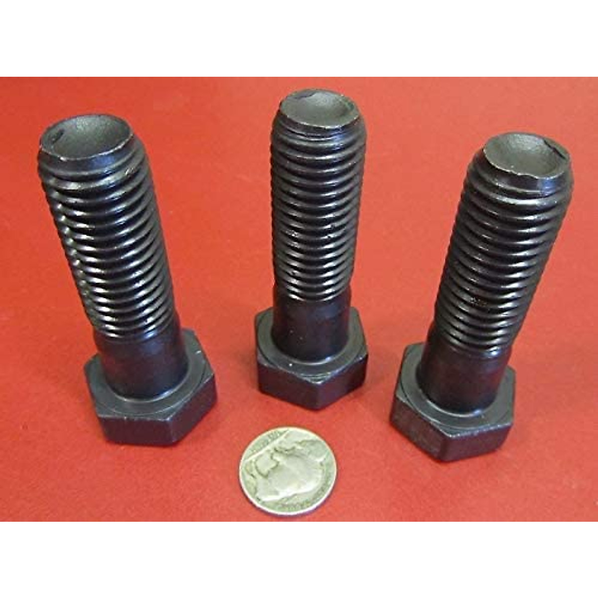 Generic Class 10.9 Steel Hex Bolts M18 x 2.5 mm x 60 mm Long PT 5 pcs, Bolt-1699-21-11, Black