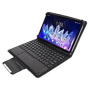 2 in 1 Tablet 10.1 Inch, Android 12.0 Tablet with Keyboard Case, Octa Core CPU, 8GB RAM 256GB ROM, FHD Display, 8MP+16MP Dual Camera, 5G WiFi, BT5.0, 4G Network, 7000mAh Battery (Blue)