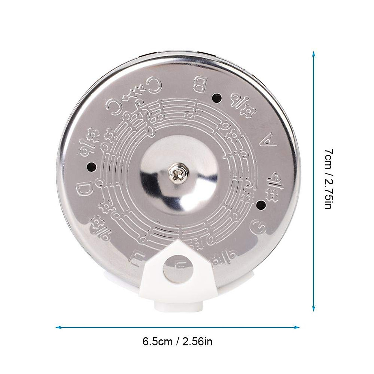 Alomejor Chromatic Pitch Pipe 13 Chromatic Tone Pipe Tuner Sensitive Chromatic Tuner with Case Instrument Turinging