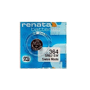 Renata Batteries 364 Silver Oxide Battery (5 Pack)