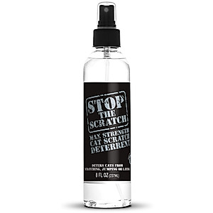 EBPP Stop The Scratch Cat Spray Deterrent for Kittens and Cats - Non-Toxic, Safe for Plants, Furniture, Floors and More Cat Deterrent Spray with Rosemary Oil and Lemongrass.