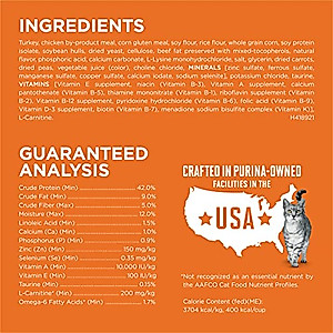 Purina ONE High Protein, Healthy Weight Dry Cat Food, +Plus Ideal Weight With Turkey - 16 lb. Bag