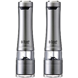 Russell Hobs 7922JP Electric Mill, Salt and Pepper, Pack of 2