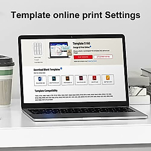 Methdic Address Labels 1" x 2-5/8" 900 Labels Sticker Paper for Laser/Ink Jet Printer Mailing Labels 8.5"×11" White 30 per Sheet