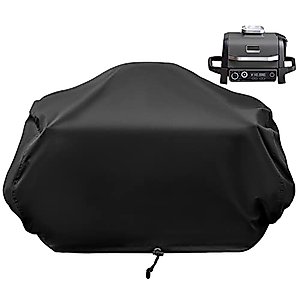 Amerbro Cover for Ninja Woodfire Outdoor Grill - Waterproof Grill Cover for Ninja OG701 Grill Smoker - Anti-Fade & UV Resistant, Heavy Duty 600D Oxford Fabric - 19" x 24" x 13"