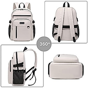 MIRLEWAIY Casual Laptop Daypack College Backpack Lightweight School Bookbag Travel Backpack Work Bag For Boys Girls, Green