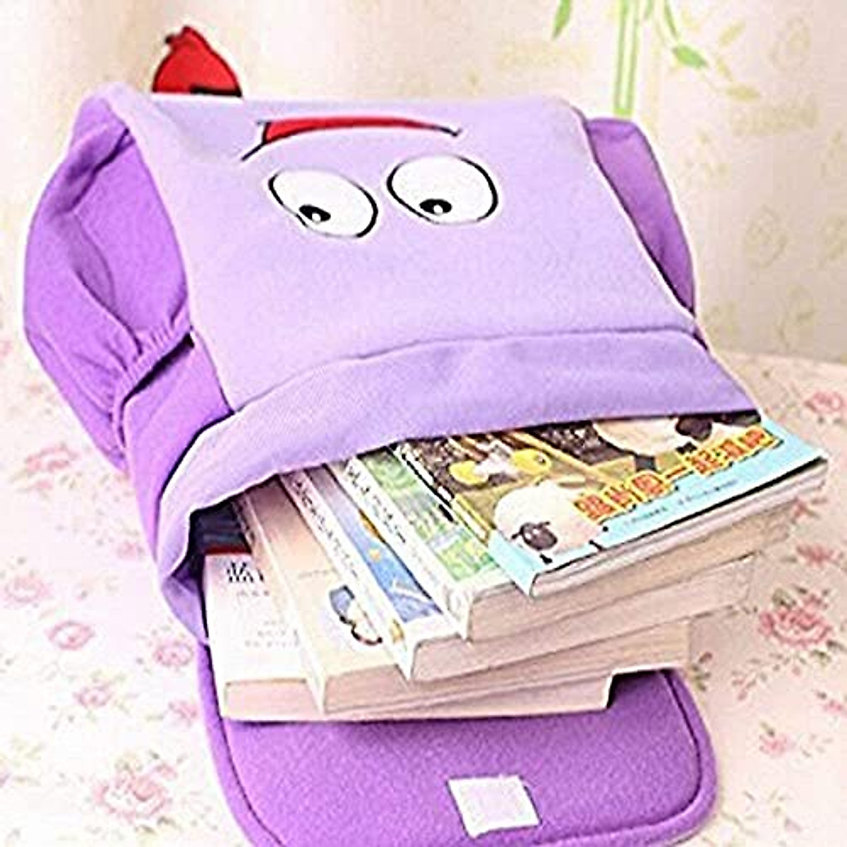 Backpack Explorer Rescue Bag with Map, Purple Backpack School Bookbag Shoulder Bag Laptop Backpack, Purple