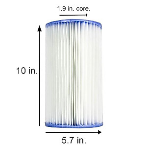 Intex 29005E Swimming Pool Filter Cartridge, Type B 6 Pack
