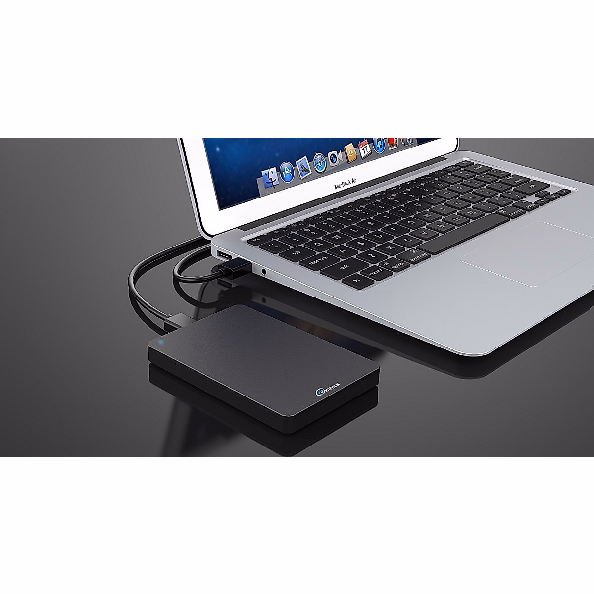 Sonnics 320GB Dark Grey External Portable Hard Drive USB 3.0 Super Fast Transfer Speed for use with Windows PC, Apple Mac, Smart tv, Xbox ONE & PS4