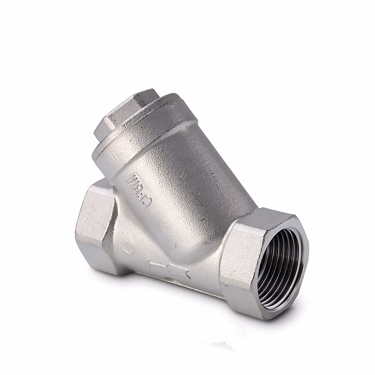 iMaykea 1/2" 3/4" 1" 1.5" 2" 3" BSP Female Thread Stainless Steel 304 Strainer Booster Pump Inline Y Filter 80 Mesh (1.5" DN40)