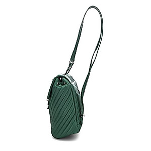 Chanel, Pre-Loved Green Chevron Lambskin Urban Spirit Backpack Small, Green
