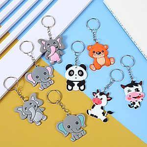 DIYDEC 360pcs Keychain Kit Silver Metal Keychain Clips Hooks with Key Rings Lobster Claw Clasps Keychain Accessories for Lanyard Bracelets Making Crafts