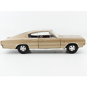 Road Signature 92638brnz 1-18 Scale 1966 Dodge Charger Bronze Metallic Diecast Model Car