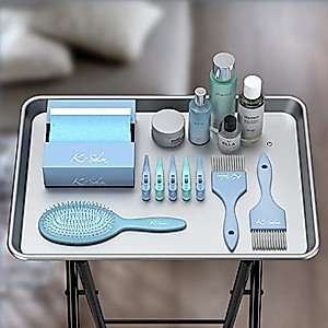 Aluminum Foldaway Folding Service Tray on Wheels