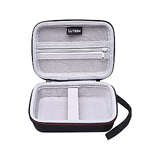 LTGEM Hard Case for Phomemo D30/D35 & NIIMBOT D11/D110 & JADENS D110 Label Printer - Protective Carrying Storage Bag (Case Only)