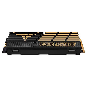 TEAMGROUP T-Force CARDEA A440 Graphene & Aluminum Heatsink 2TB with DRAM SLC Cache 3D NAND TLC NVMe PCIe Gen4 x4 M.2 2280 Internal SSD Works with PS5 Read/Write 7,000/6,900 MB/s TM8FPZ002T0C327