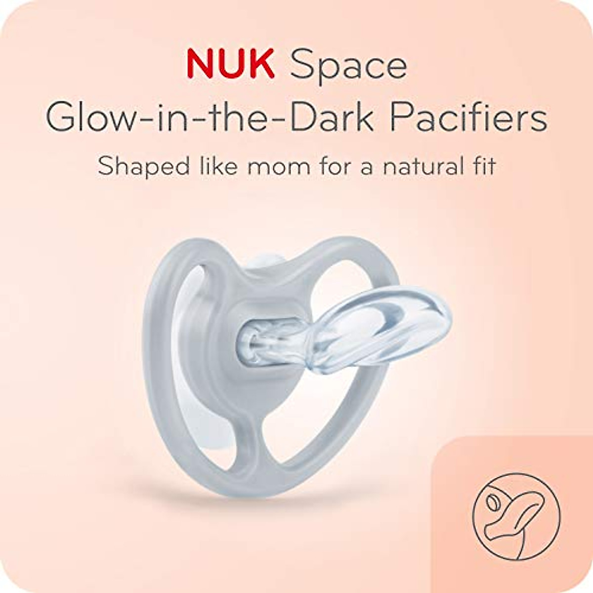 NUK Space Orthodontic Pacifiers, 18-36 Months, 2 Pack