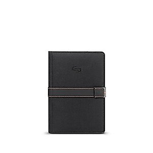 Solo New York Metro Universal Fit Tablet/eReader Booklet, 5.5" to 8.5", Black/Orange