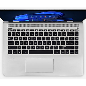Keyboard Cover for HP Pavilion x360 14" /HP 14 Laptop 14-dq 14-fq 14-bf 14-cm/cf 14-df/dk/ds 14m-ba/cd 14m-dh 14-dq0052dx 14-dq0040nr/dq5009nr/dq0760dx/dq0762dx 14-fq1025nr/fq0033dx(Not Fit 14m-dw/dy)