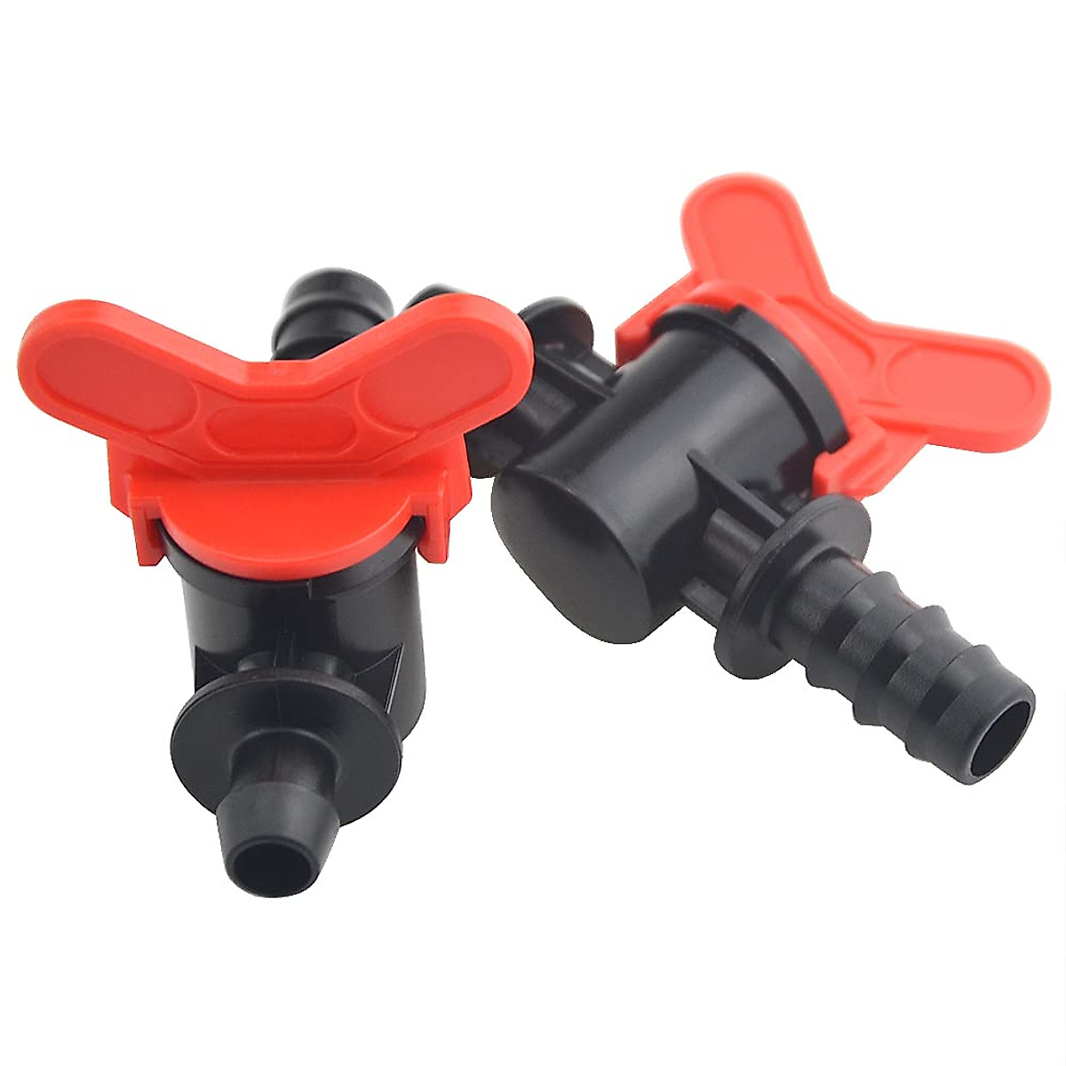 WMYCONGCONG 8 PCS Drip Irrigation Switch Valve 1/2 Inch Valve Bypass Drip Irrigation Barbed Ball Valve for Drip Irrigation Aquarium Hose Tube (8 PCS)