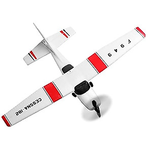 WLtoys XK F949S Cessna-182 500mm Wingspan 2.4GHz 3CH 6-Axis Gyro Remote Control Airplane with RC Transmitter & Lithium Battery - RTF RC Airplane Toy Vehicle for Adults (HELIDIRECT)