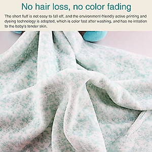 Cute Dog Security Blanket for Newborn Baby Boy Girl 0-36 Months, Unisex Soft Deer Soothing Blanket Elephant Baby Towel Baby Blanket with Stuffed Animal, 11.6 x 11.6 Inch