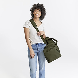 Vera Bradley Women's Large Travel Duffel Bag, Stained Glass Medallion-Recycled Cotton, One Size