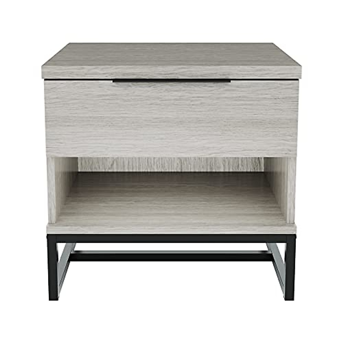 Boyd Sleep Catania, Contemporary Wood Finish, 5 Piece Drawer, Barnwood Grey Nightstand