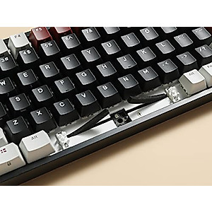 RK ROYAL KLUDGE RK84 RGB Limited Ed, 75% Triple Mode BT5.0/2.4G/USB-C Hot Swappable Mechanical Keyboard, 84 Keys Wireless Gaming Keyboard, RK Yellow Switch, Americano Black