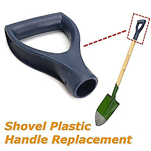 Bonlting 32mm D Shaped Plastic Grip Shovel Handle Replacement Spades Forks Garden Snow Removal