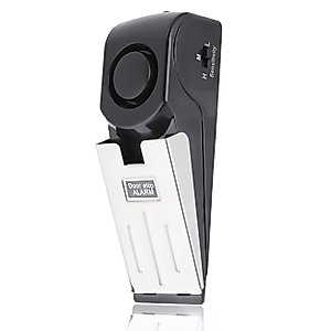 Sonew 120dB Wedge Shaped Door Stop Alarm Home Travel Security System Alert Burglar (Not Included Battery)